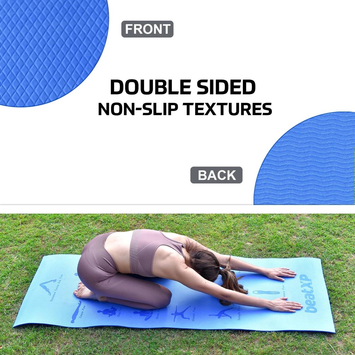 Yoga Asan Yoga Mat by beatXP| 6mm | Exercise Mat