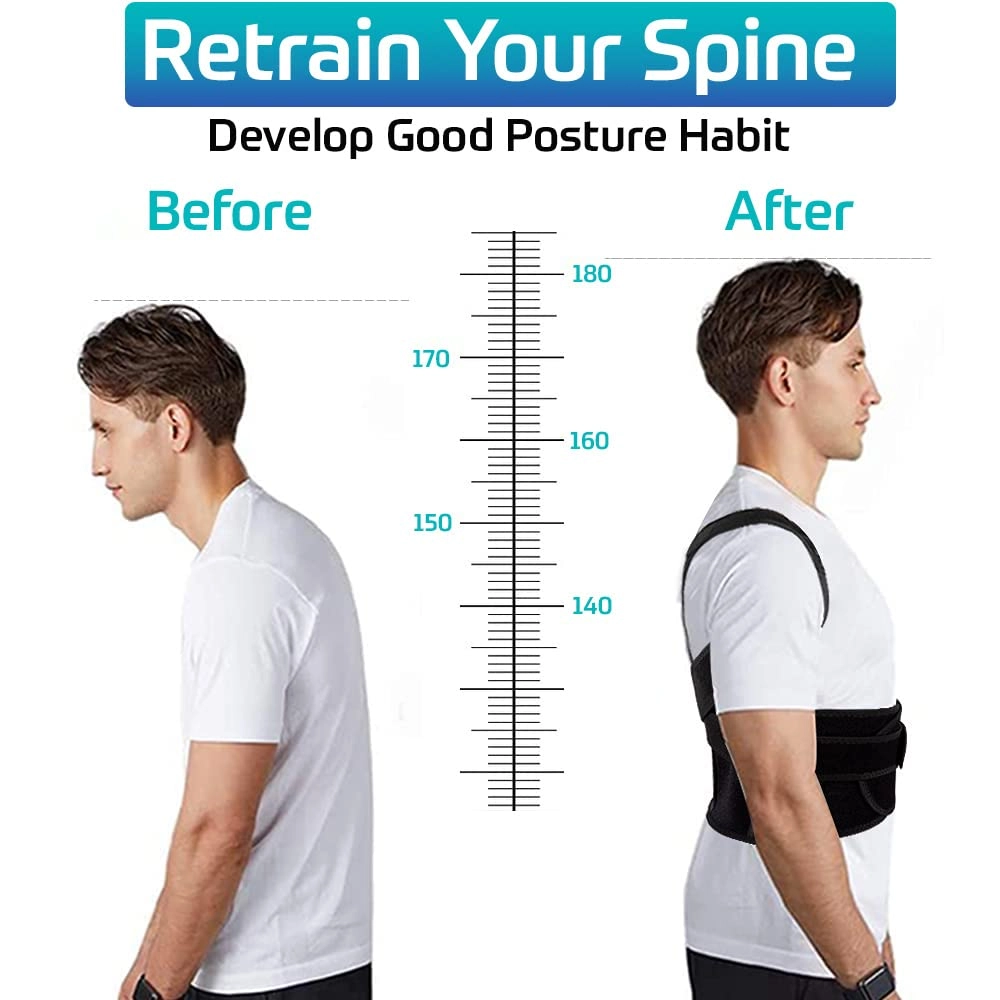 beatXP Posture Corrector - Therapy for Lower & Upper Pain Relief